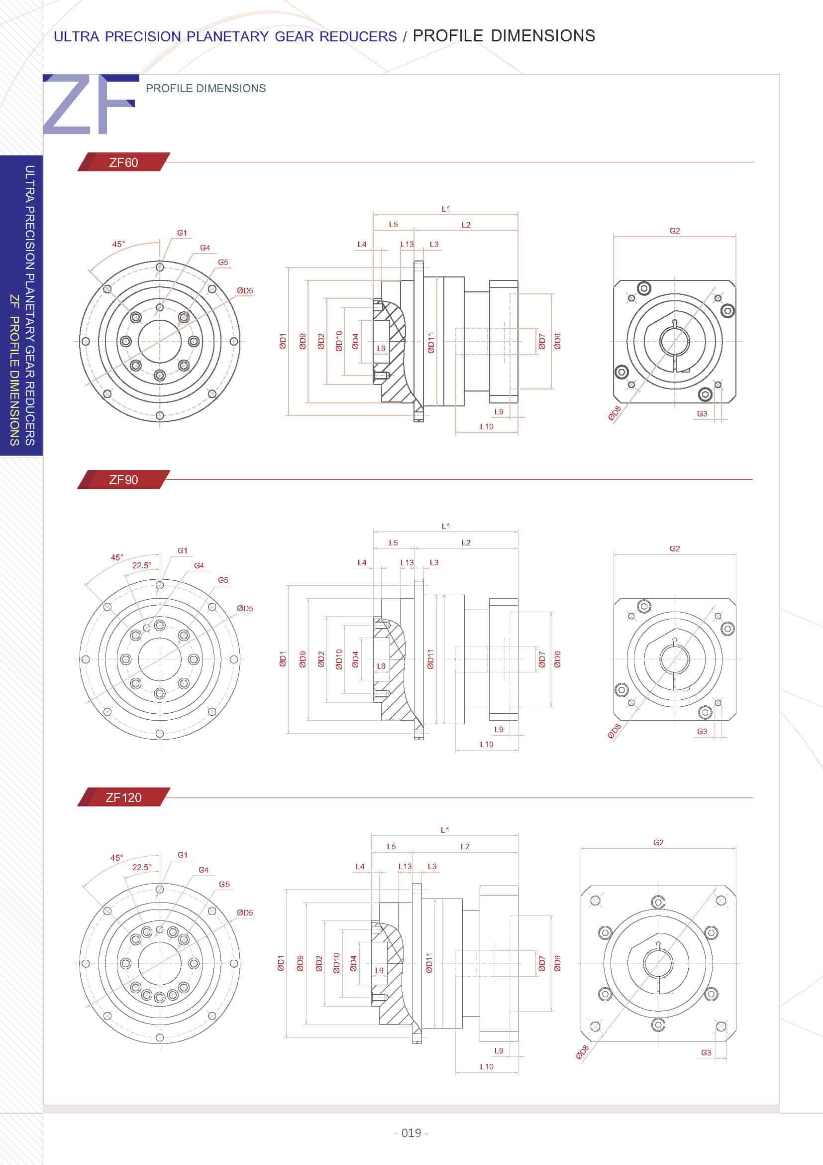 Flange Output Ultra Precision Gearbox - ZIPP GEAR - Precision Gearing ...